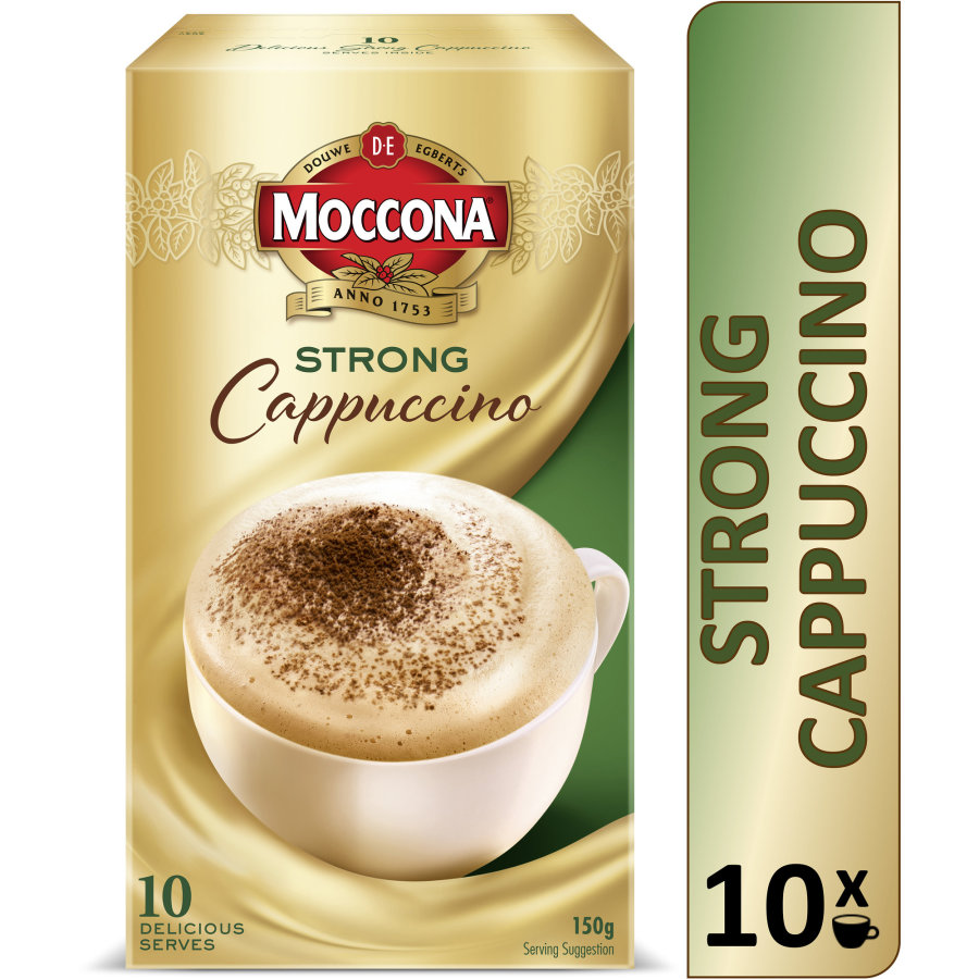 Moccona Cafe Classics Coffee Mix Strong Cappuccino 150g Reviews - Black Box