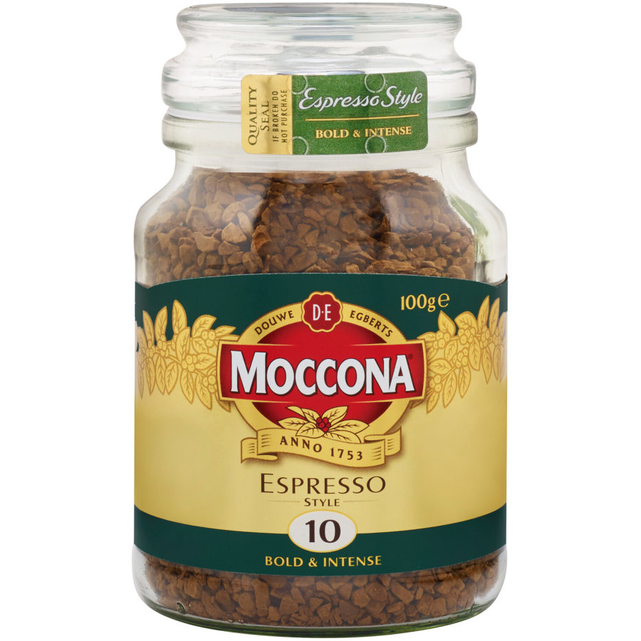 Moccona Instant Coffee Espresso Style Reviews - Black Box