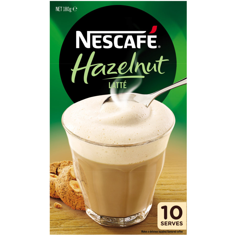 Nescafe Cafe Menu Coffee Mix Hazelnut Latte 180g Reviews - Black Box