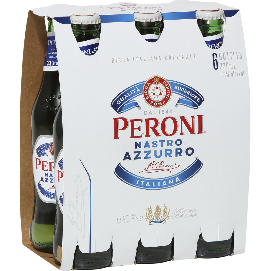 Peroni Nastro Azurro Lager 330ml Reviews - Black Box