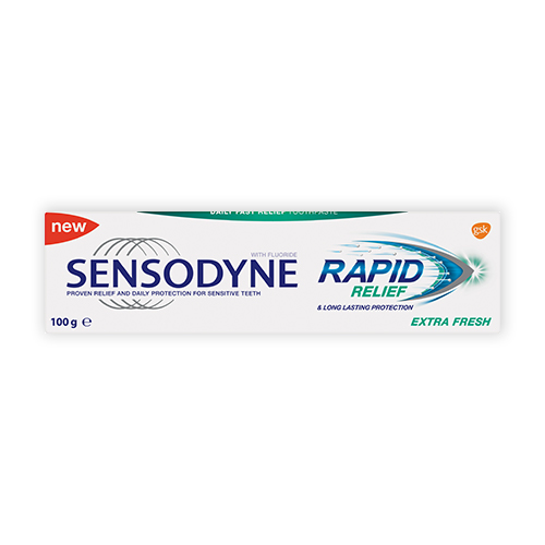 Sensodyne Toothpaste Rapid Relief Extra Fresh Reviews - Black Box