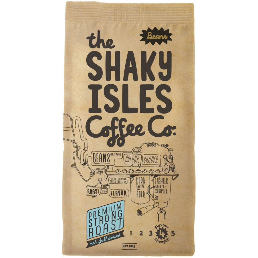 Shaky Isles Coffee Beans Strong Reviews - Black Box