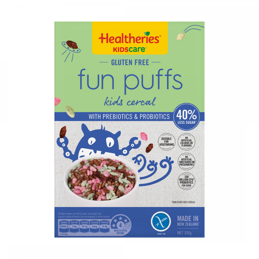 Healtheries KidsCare Fun Puffs Cereal Reviews - Black Box