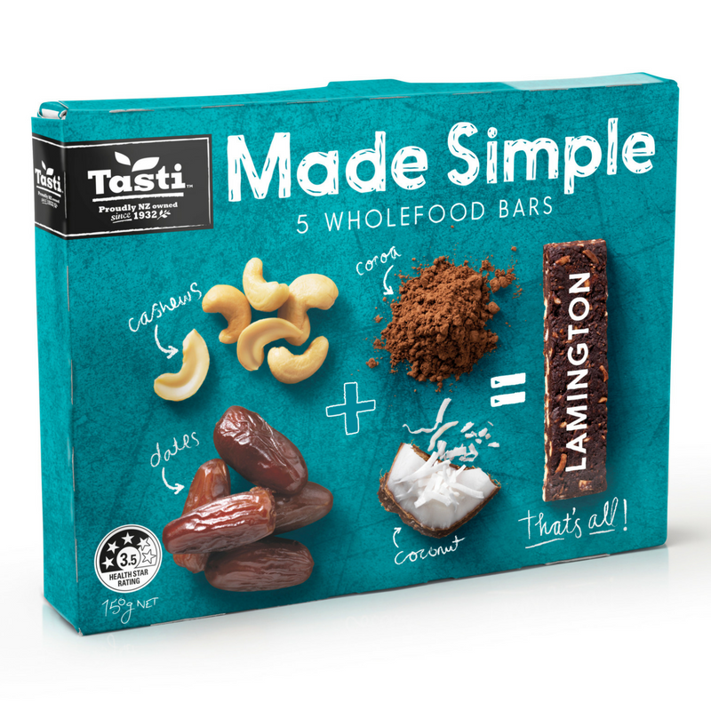 Tasti Made Simple Bars - Lamington Reviews - Black Box