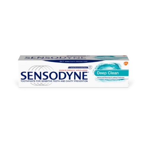 Sensodyne Deep Clean Toothpaste Reviews - Black Box