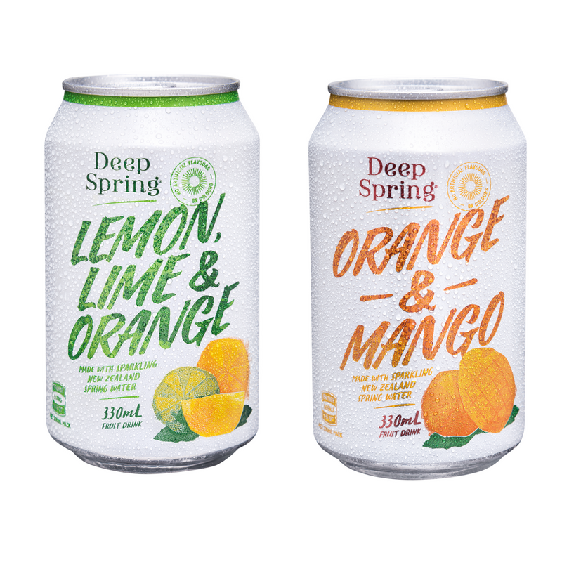 Deep Spring 330ml - Lemon,Lime & Orange / Orange & Mango Reviews ...