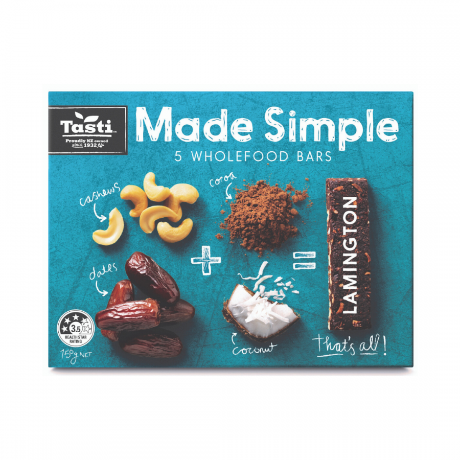 Tasti Made Simple Bars - Lamington Reviews - Black Box