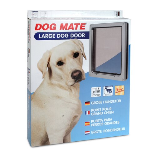 Petmate Wood Fitting Dog Door Large Reviews - Black Box