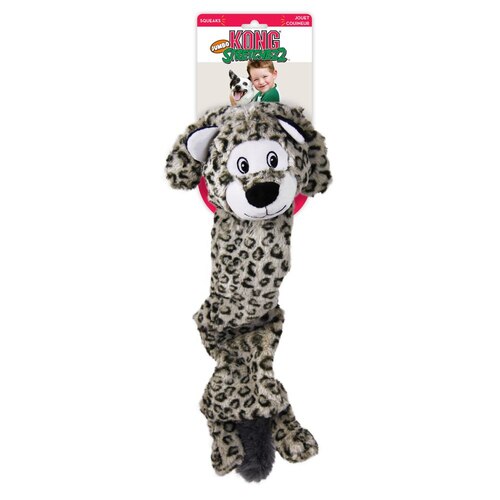 Kong Jumbo Stretchezz Snow Leopard Dog Toy Reviews - Black Box