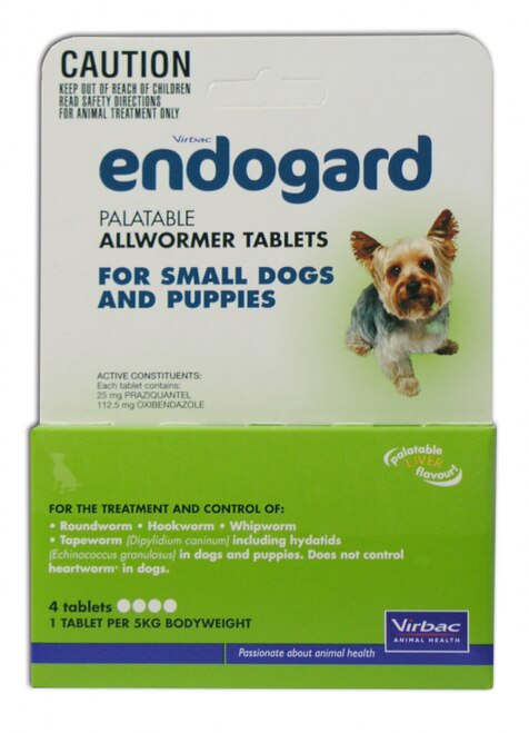 Endogard Dog Worm Tablets Reviews - Black Box