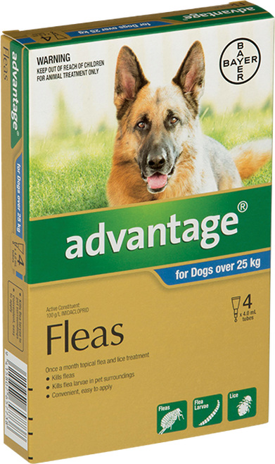 Advantage Flea Treatment for Dog 25kg+ Reviews - Black Box