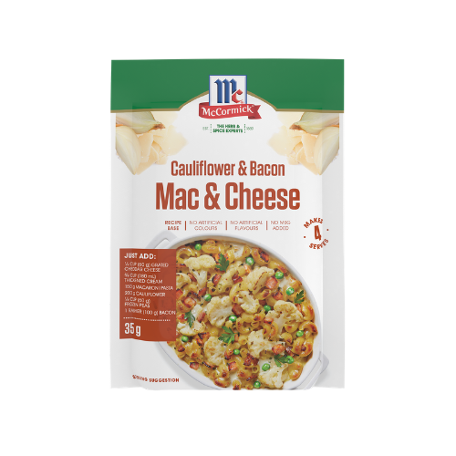 McCormick Produce Partners Cauliflower Bacon Mac & Cheese Reviews ...