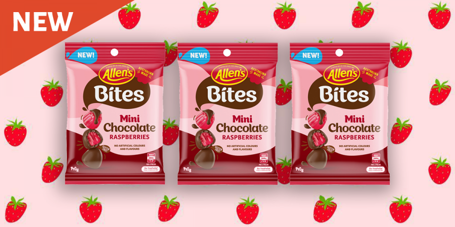 Allen's Bites Mini Chocolate Raspberries Reviews - Black Box