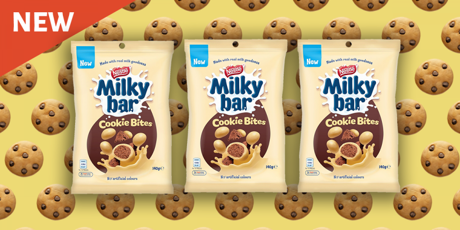 Nestle Milky Bar Cookie Bites Reviews - Black Box