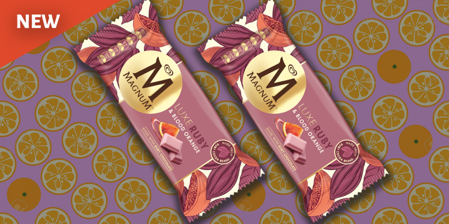 Magnum Luxe Ruby & Blood Orange Ice Cream Reviews - Black Box