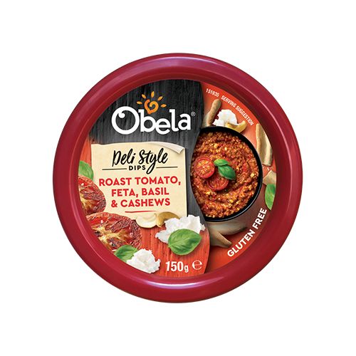 Obela Dip Deli Style Roast Red Tomato 150g Reviews - Black Box