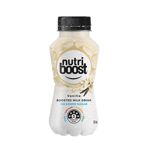 Nutriboost Vanilla Boosted Milk Drink 340ml Reviews - Black Box