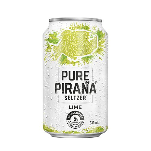Pure Piraña Seltzer - Lime Reviews - Black Box