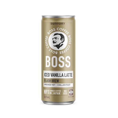 Boss Coffee Iced Vanilla Latte 237ml Reviews - Black Box