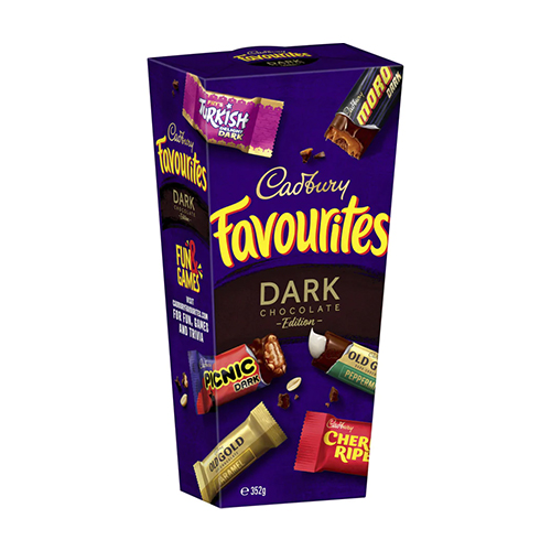 Cadbury Favourites Dark Edition 352g Reviews - Black Box