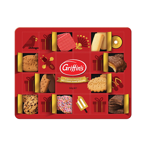 Griffin's Assorted Christmas Biscuits 500g Reviews - Black Box