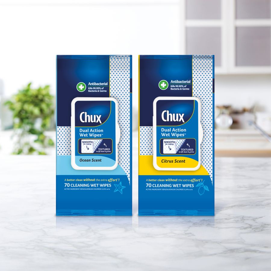 Chux Dual Action Wet Wipes - Ocean Scent Reviews - Black Box