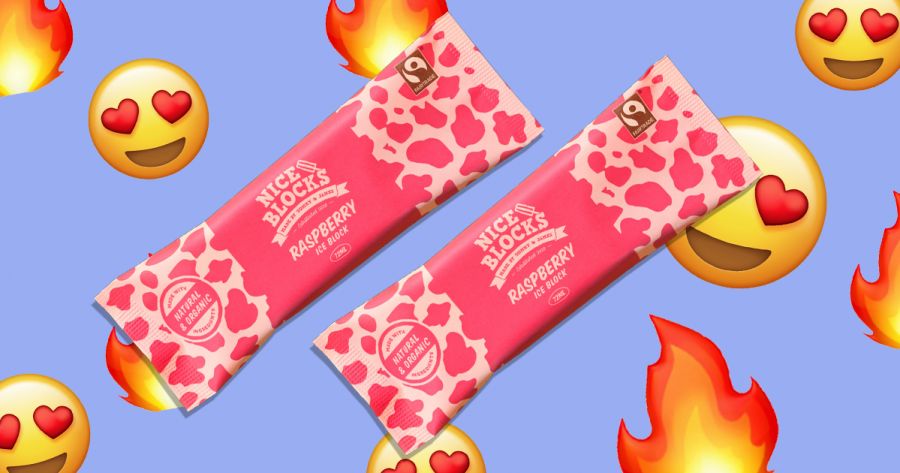 Nice Blocks Raspberry Ice Block Reviews - Black Box