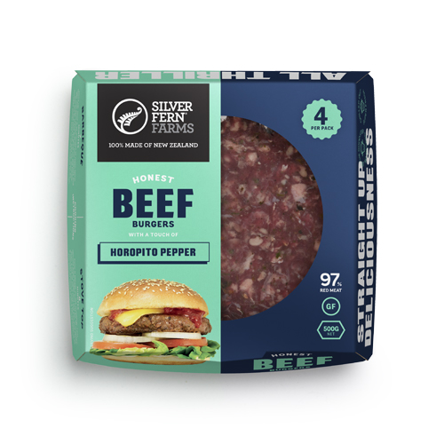 Silver Fern Farms Honest Burgers - Beef with Horopito Pepper Reviews ...