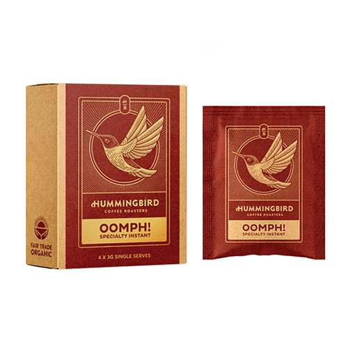 Hummingbird OOMPH! Specialty Instant Coffee Reviews - Black Box