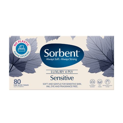 Sorbent Luxury Sensitive Facial Tissue Reviews - Black Box