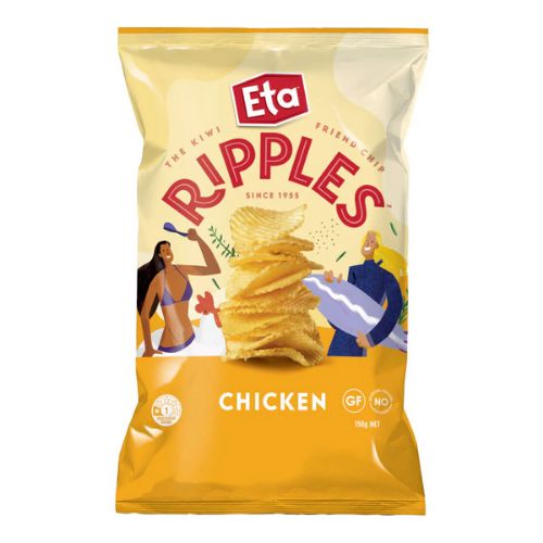 Eta Ripples Potato Chips Chicken Reviews - Black Box