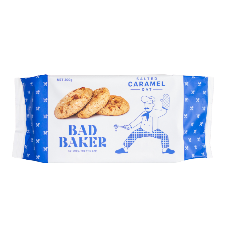 Bad Baker Salted Caramel & Oat Cookies Reviews - Black Box