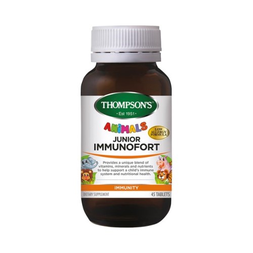 Thompson's Junior Immunofort Chewable Tablets Reviews - Black Box