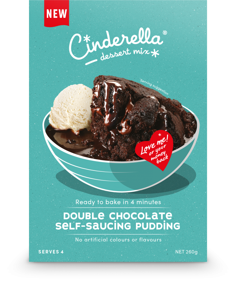 Cinderella Double Chocolate Self-Saucing Pudding 260g Reviews - Black Box
