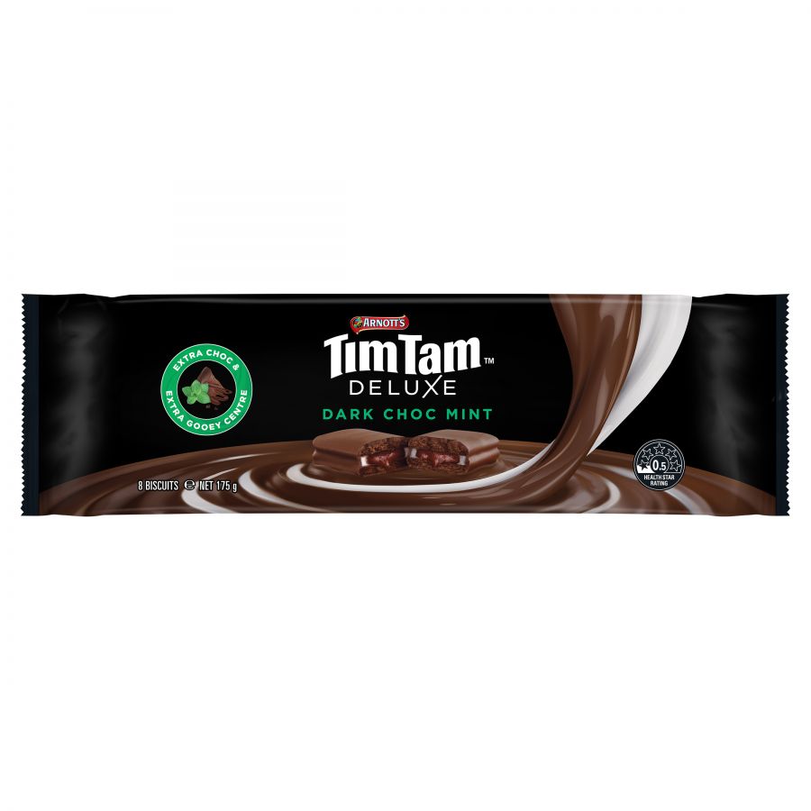 Arnott's Tim Tam Deluxe Dark Choc Mint Reviews - Black Box