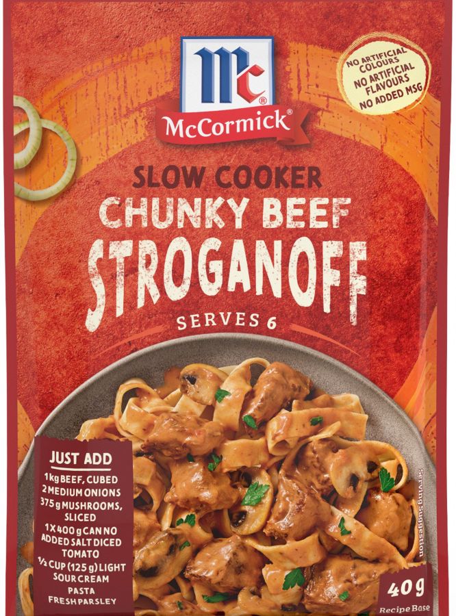 McCormick Slow Cookers Chunky Beef Stroganoff Reviews - Black Box