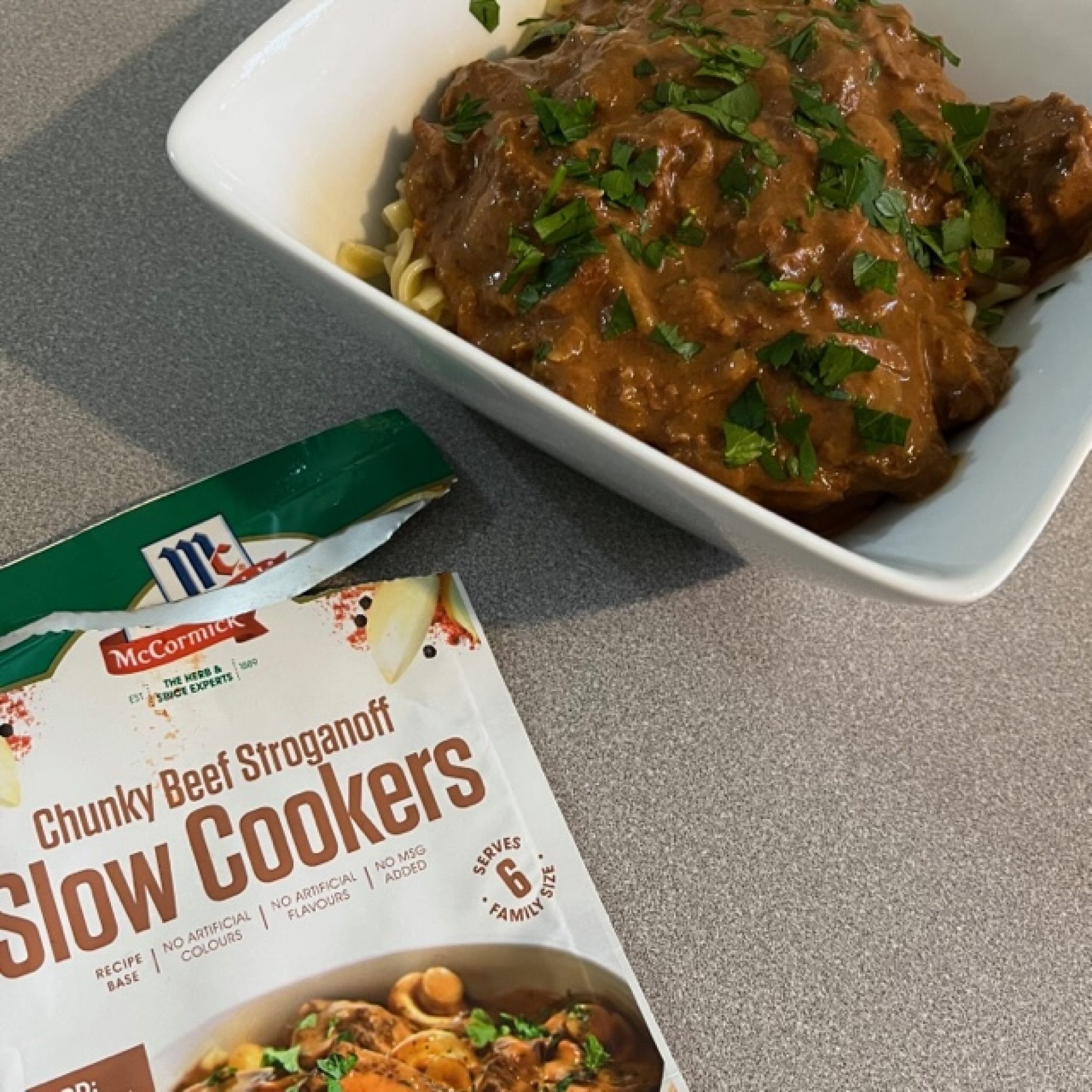 McCormick Slow Cookers Chunky Beef Stroganoff Reviews - Black Box