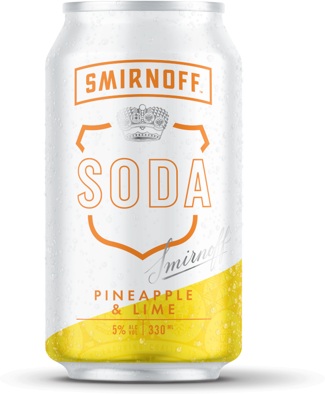 Smirnoff Soda Pineapple & Lime 330ml Reviews - Black Box