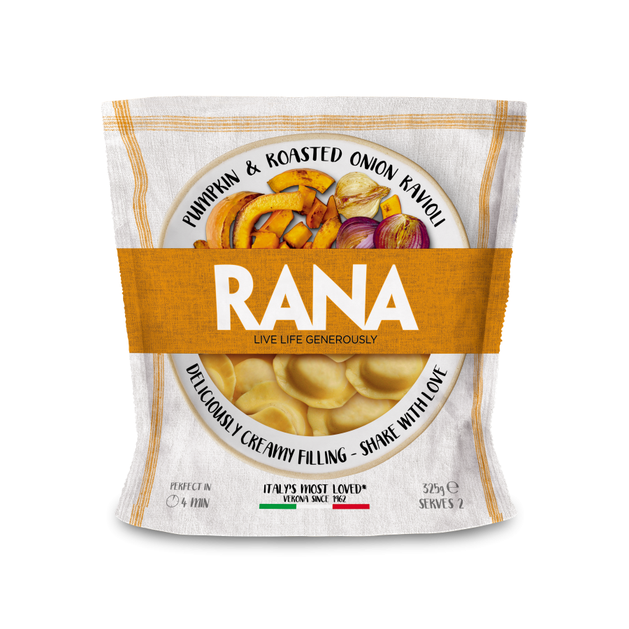 Rana Fresh Pasta Chilled Ravioli Pumpkin & Roasted Onion Reviews ...