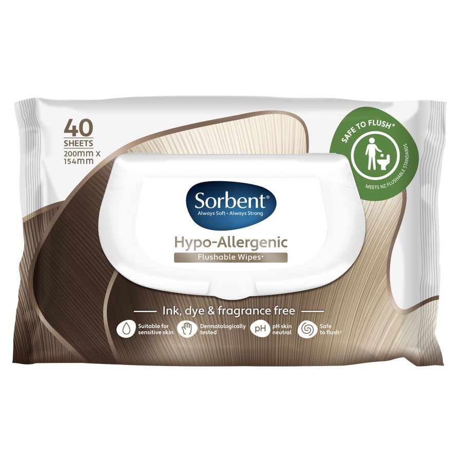 Sorbent Hypo-Allergenic Flushable Wipes Reviews - Black Box