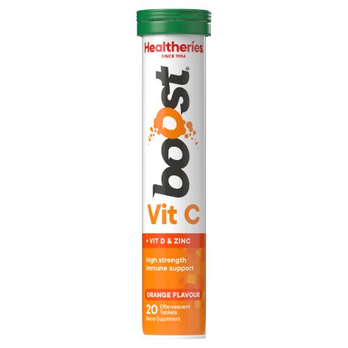 Healtheries® Boost® Vit C + Vit D & Zinc Reviews - Black Box