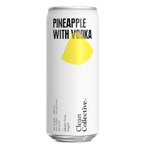 Clean Collective Pineapple with Vodka 5% 250ml RTD Reviews - Black Box