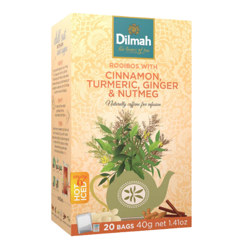 Dilmah Cinnamon Turmeric Ginger Nutmeg Infusion Tea Reviews - Black Box