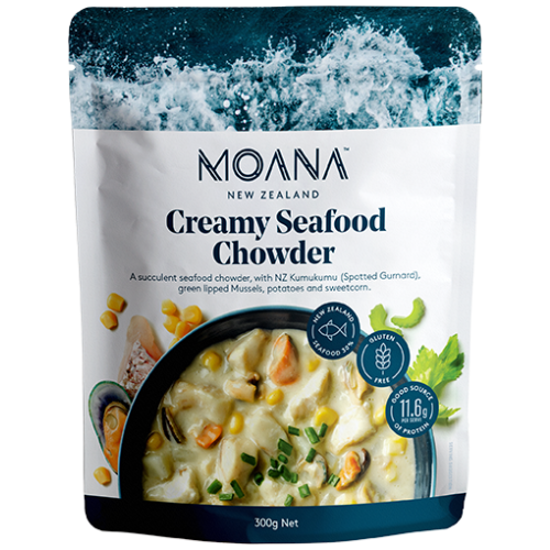 Moana New Zealand Creamy Seafood Chowder 300g Reviews - Black Box