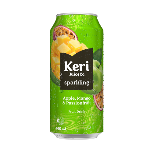 Keri Sparkling Apple, Mango & Passionfruit Juice Drink 440mL Reviews ...
