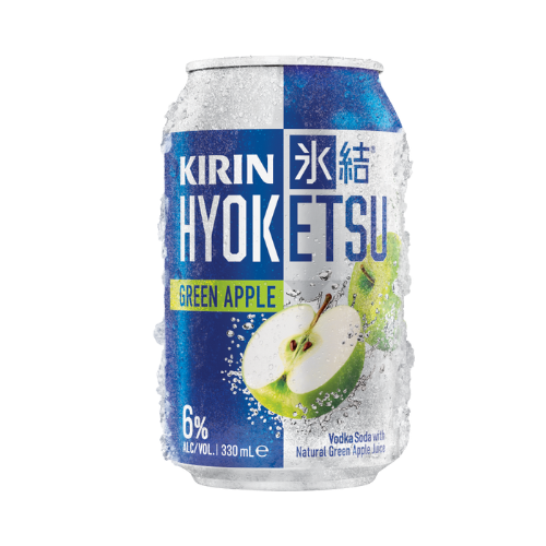 Kirin Hyoketsu Vodka Soda Apple Can 330mL Reviews - Black Box