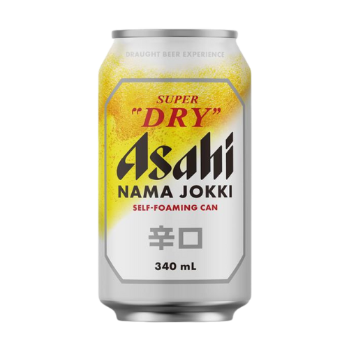 Asahi Super Dry Nama Jokki Can 340ml Reviews - Black Box