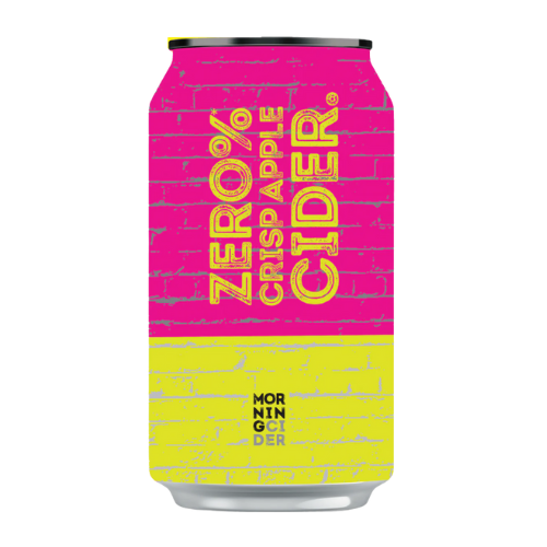 Morningcider Cider-Zero % Crisp Apple Cider can Reviews - Black Box