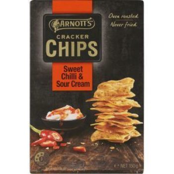 Arnotts Cracker Chips Sweet Chilli & Sour Cream Reviews - Black Box