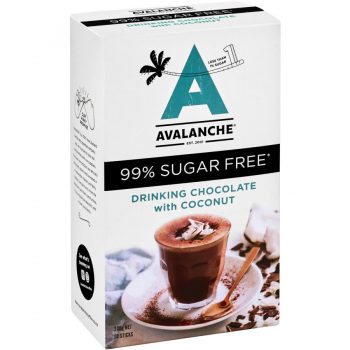 Avalanche Drinking Chocolate Coconut 99% Sugar Free 200g Reviews ...